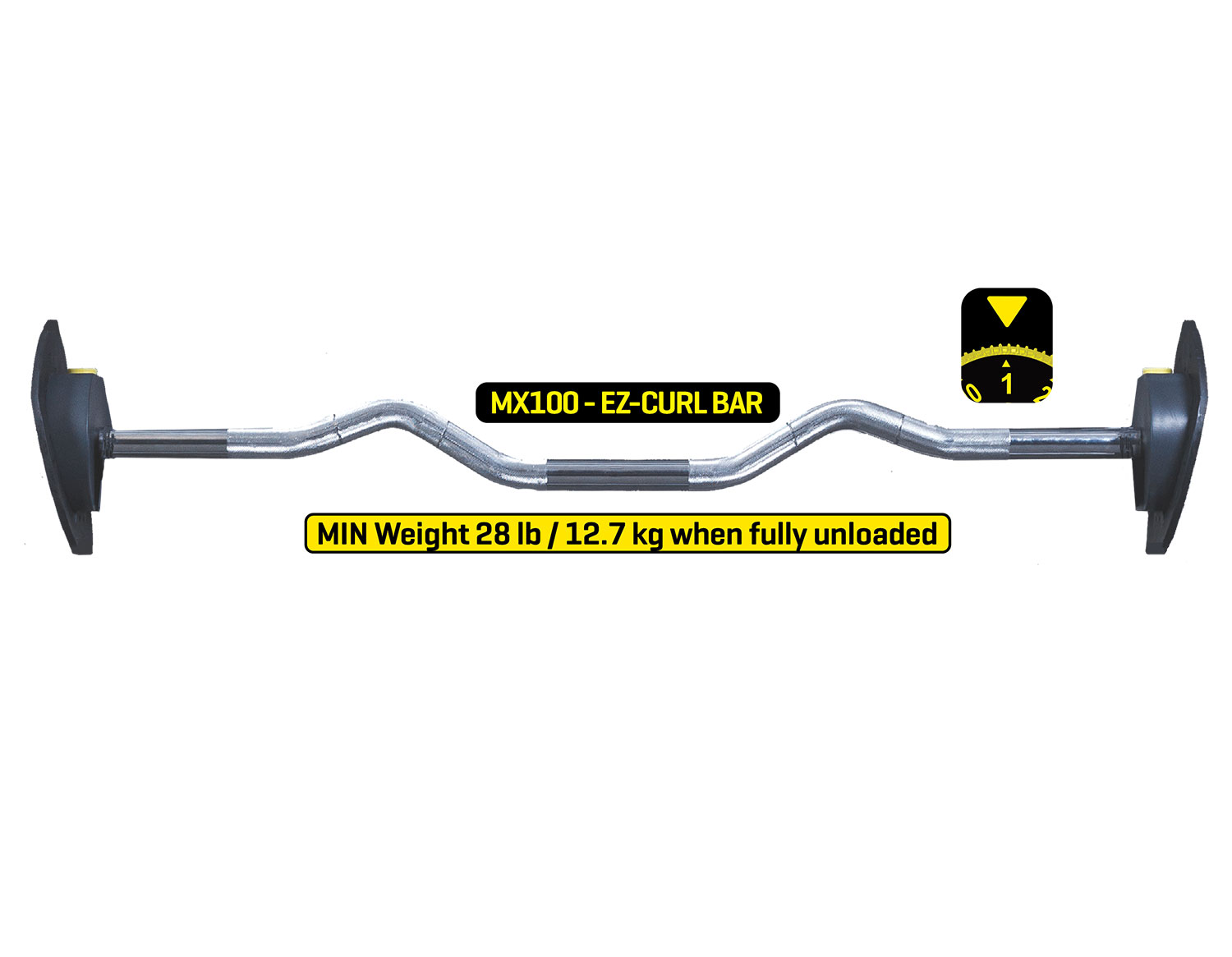 MX100 Two Adjustable Barbells & Rack | MX Select | Rapid Weight Change ...