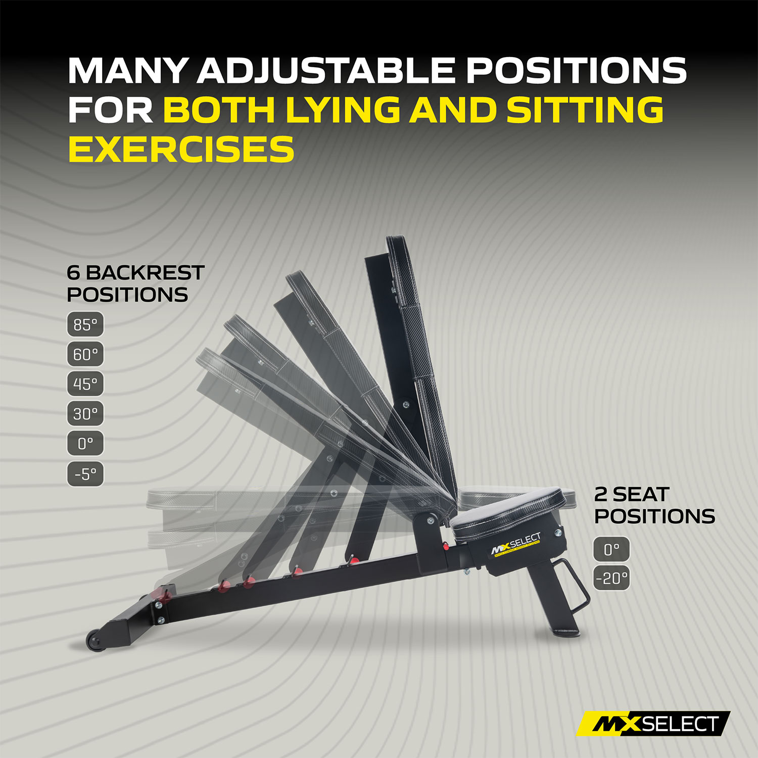 EVO MXB Adjustable Training Bench | MX Select | Rapid Weight Change System