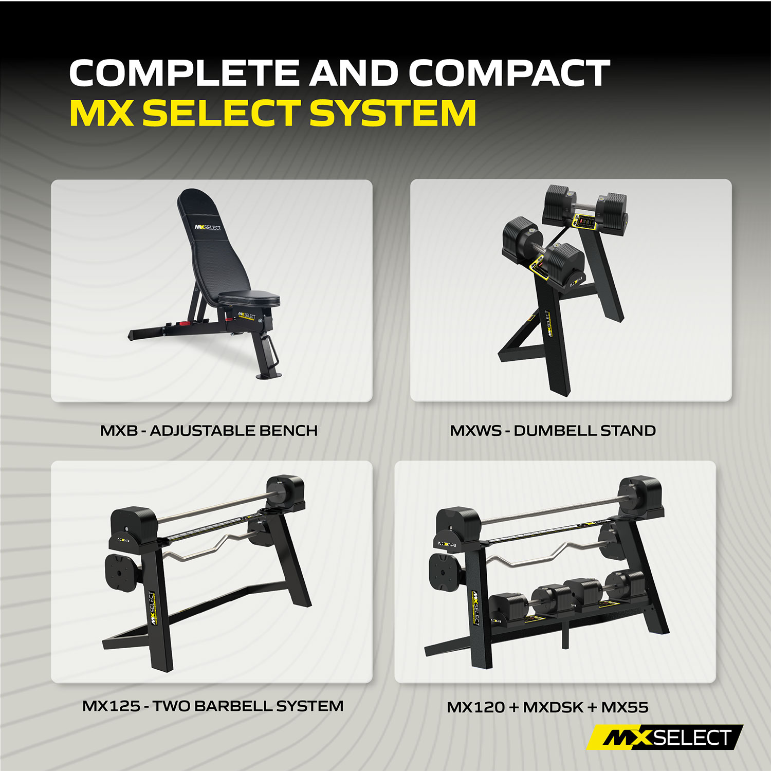 EVO MXDSK Dumbbell Stand for MX125 Rack | MX Select | Rapid Weight ...