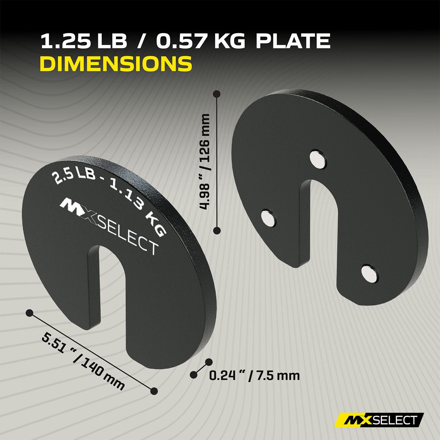 EVO MXIW1.25 Magnetic Increment Plates | MX Select | Rapid Weight ...