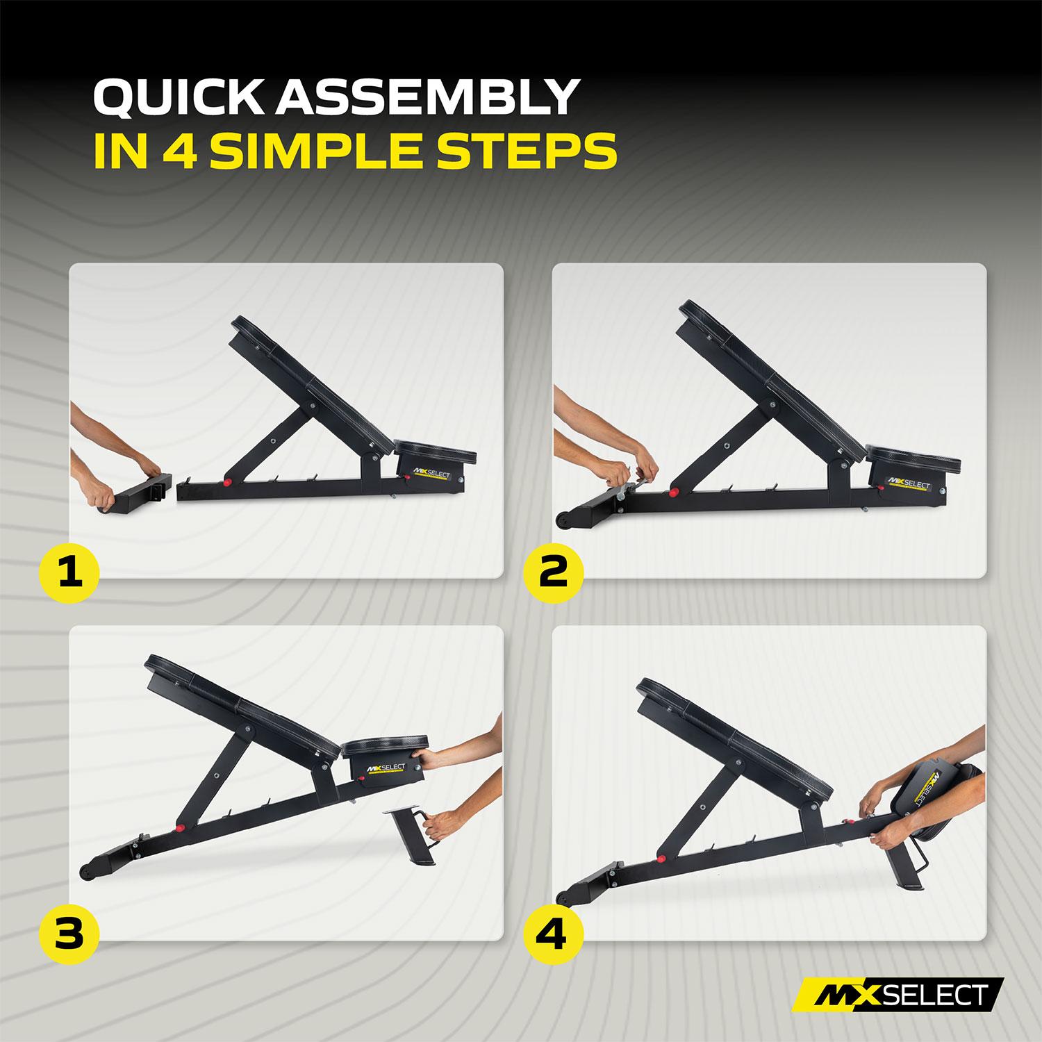 EVO MXB Adjustable Training Bench | MX Select | Rapid Weight Change System