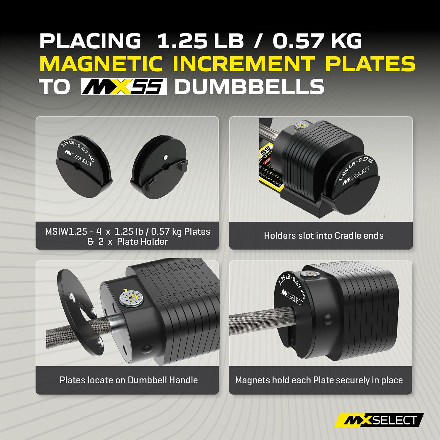 EVO MXIW1.25 Magnetic Increment Plates | MX Select | Rapid Weight ...