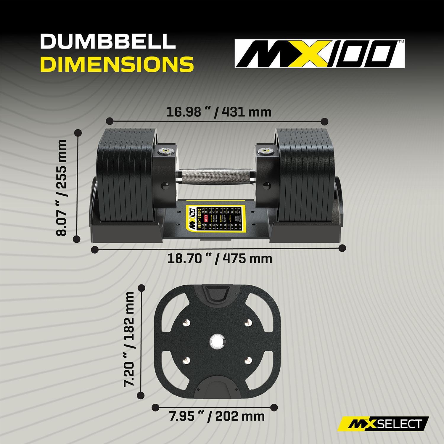 EVO MX125 Two Adjustable Knurled Barbells & Rack | MX Select | Rapid ...
