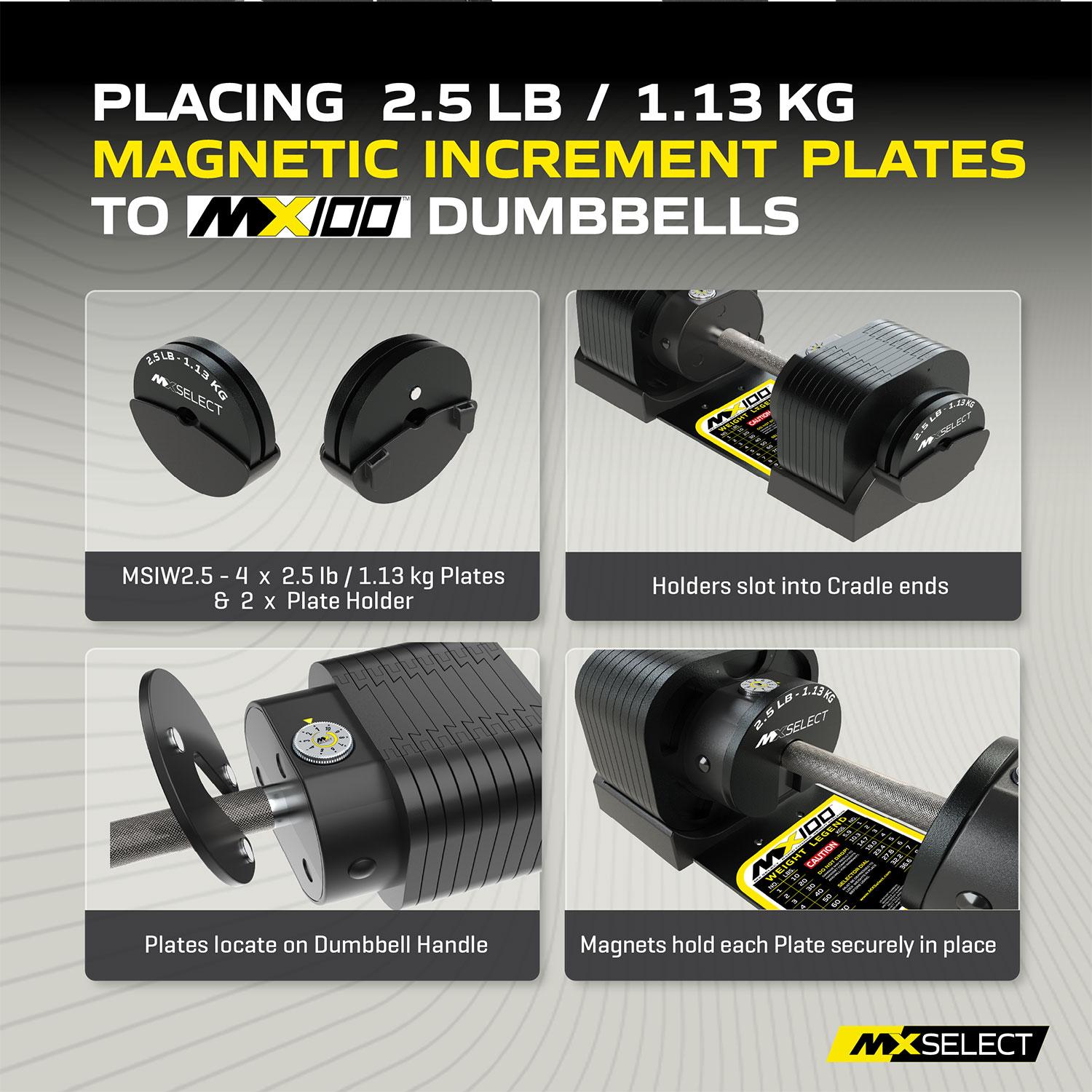 EVO MXIW1.25 Magnetic Increment Plates | MX Select | Rapid Weight ...