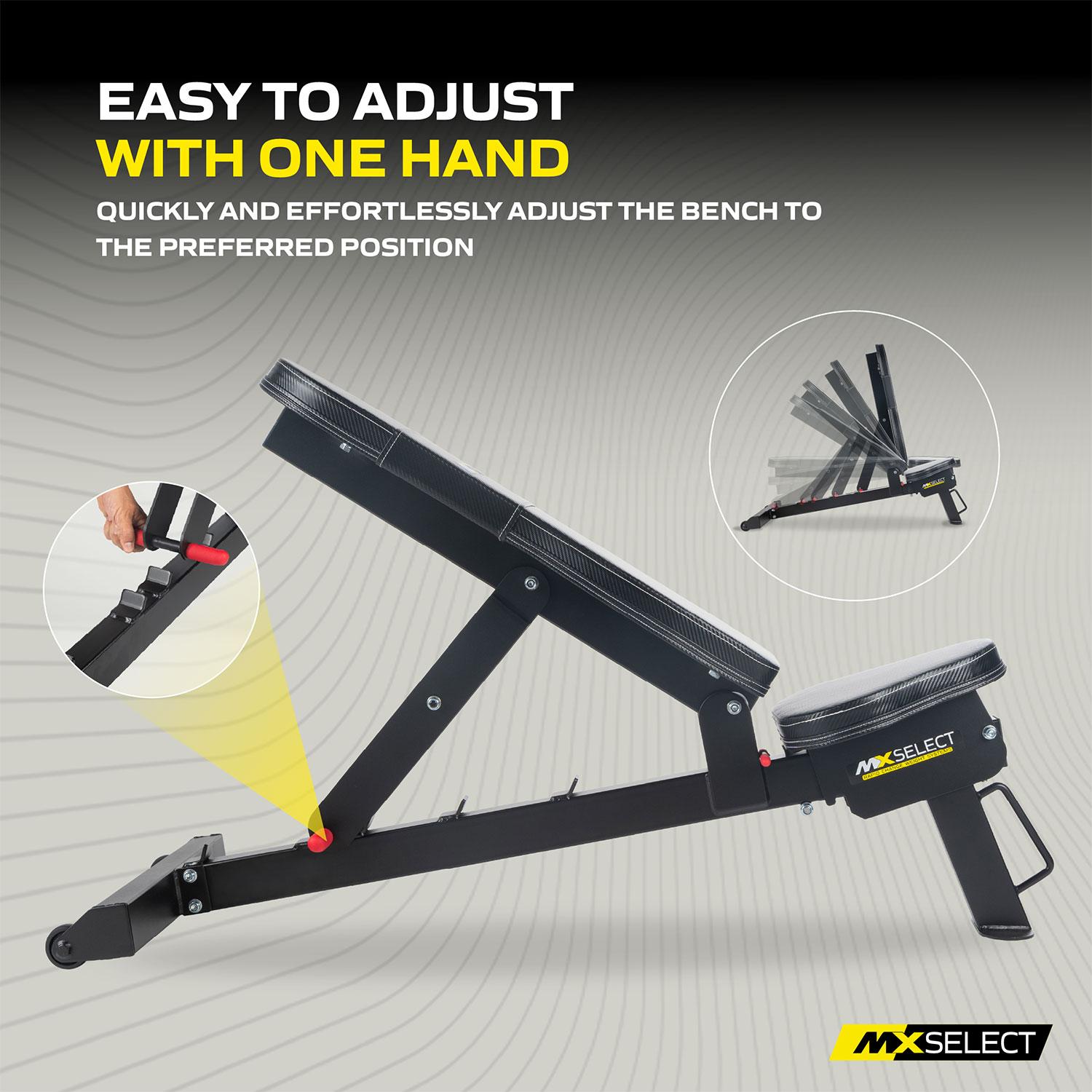 EVO MXB Adjustable Training Bench | MX Select | Rapid Weight Change System